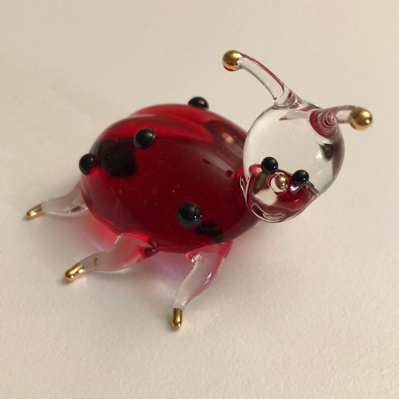 Accents | Nwob Mini Glass Ladybug | Poshmark